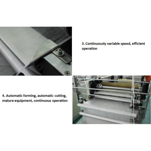 Quality 3350mm Long 840mm Wide Non Woven Bouffant Cap Making Machine for sale