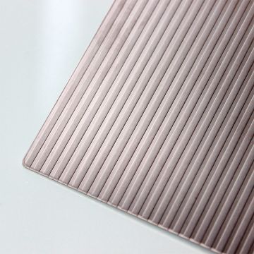 Quality 304 stainless steel decorative sheet with concave-convex lines metal sheet for sale
