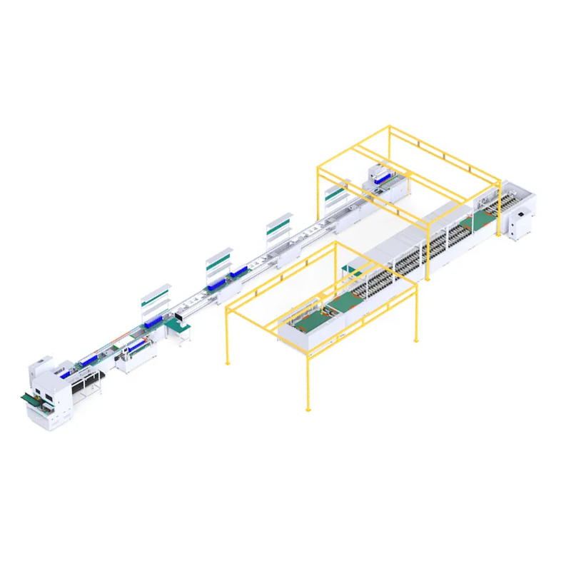 Compact battery pack assembly line in India with advanced sorting and welding systems