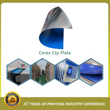Quality Ceres Aluminum Offset Printing Plates Ctcp Digital Uv Ctp Plate High Run Length for sale