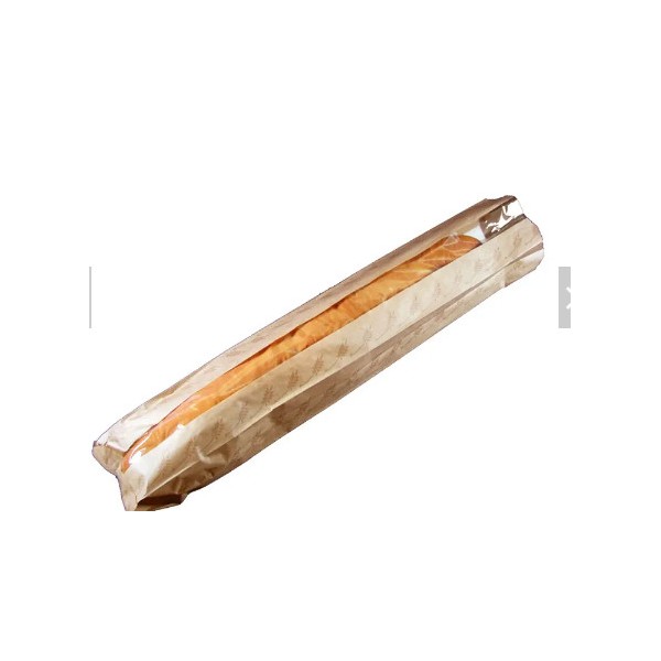 Quality Durable Paper Kraft Plastic Bread Bags For Homemade Bread Recyclable for sale