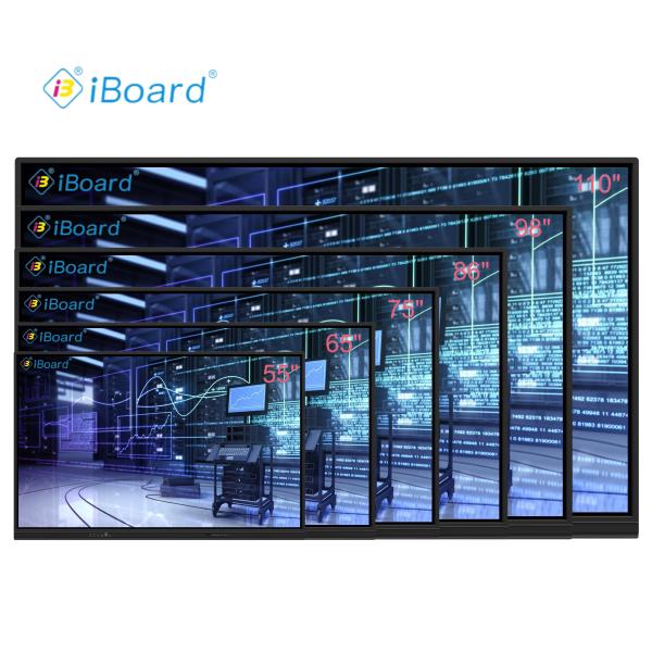 Quality Intelligent Blackboard with 75 86 Inch Android touch panel board with camera and mic for education and training for sale