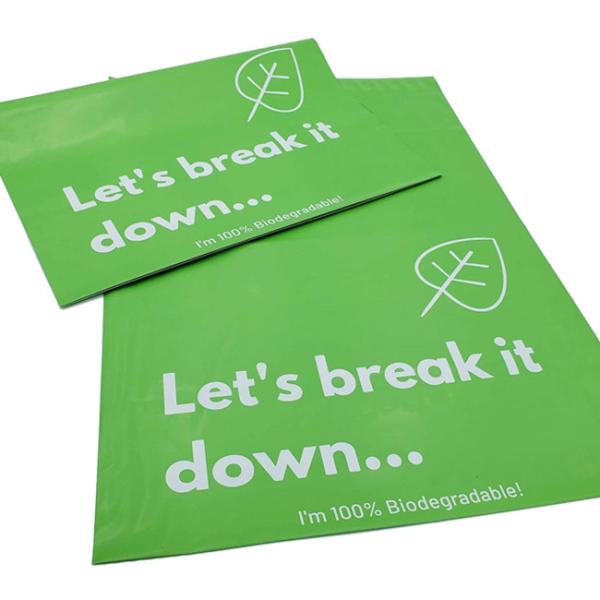 Quality Eco Friendly Compostable Biodegradable Mailer Shipping Courier Bags With Custom for sale