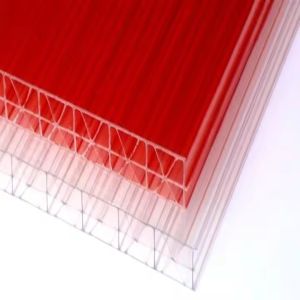 Quality Transparent Policarbonato Polycarbonate Multiwall Roofing Sheet 25mm For for sale