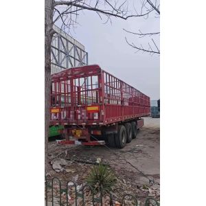 Quality 3 Axles Fence Semi Trailer Used 60T Second Hand Semi Trailers for sale