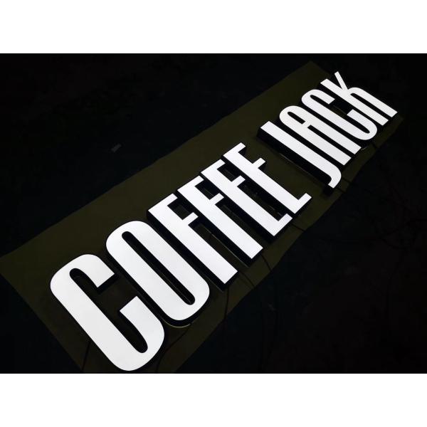 Quality Fabricated Metal Channel Letter Sign 3D Led Light Box Sign for sale