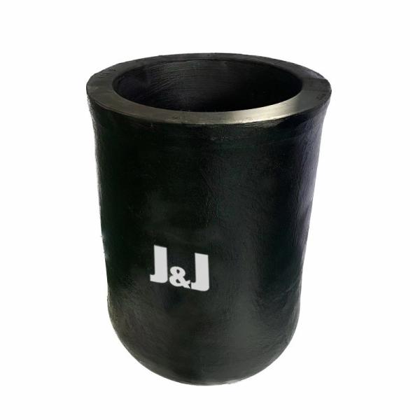 Quality 1 - 100kg Capacity Conventional Type Crucible Circular High Purity Graphite Crucible for sale