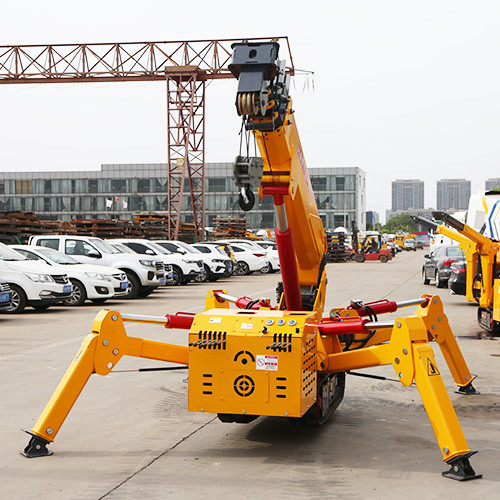 Quality 3 Ton Heavy Mobile Spider Crawler Cranes ZHONGMEI Telescopic Construction for sale