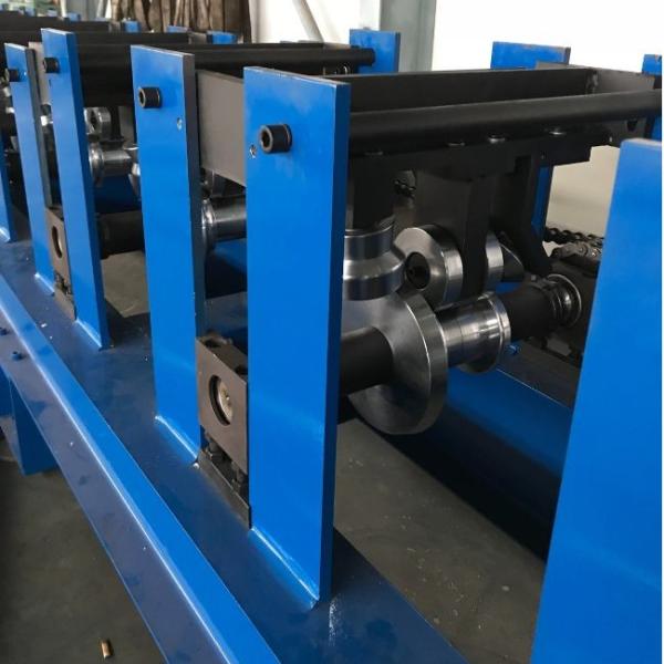 Quality 12 Stations PLC Controlled Gutter Downpipe Roll Forming Machine With Hydraulic for sale