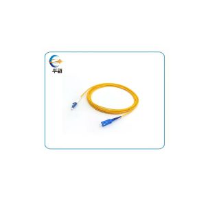Quality Yellow Color Fiber Optic Patch Cable Optical with and Fast Sample Leadtime of 3 for sale