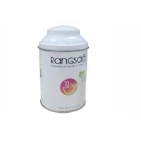 Quality Food Grade Airtight Tea Tin Box , 75g Capacity Round Tin Packaging LFGB Approved for sale
