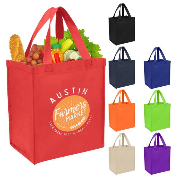 Quality Custom Logo Printing 80gsm 100gsm Non-Woven Bag Shopping Bag Promotion Tote bag for sale