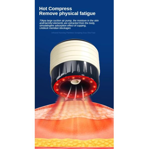 Quality Smart Electric Vacuum Cupping Machine For Cellulite With USB Rechargeable Power for sale