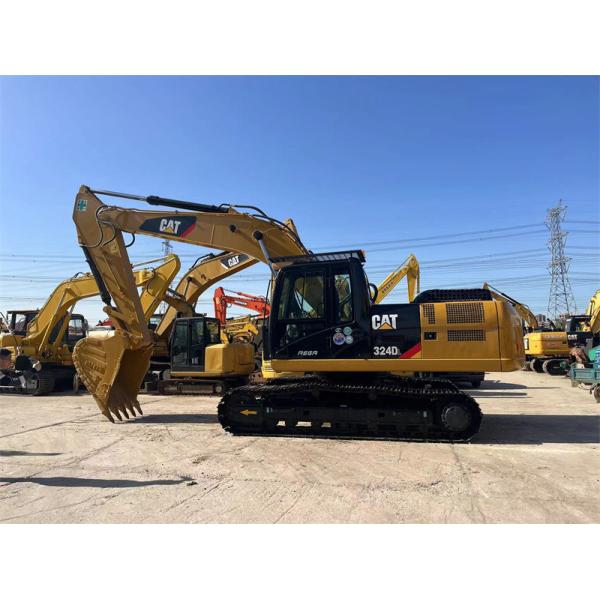 Quality 24 Ton Used CAT 324DL Excavator With C7 Engine Original Cat Excavator for sale
