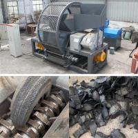 Quality Vertical Structure Old Tire Recycling Shredder for Rubber Powder Making for sale