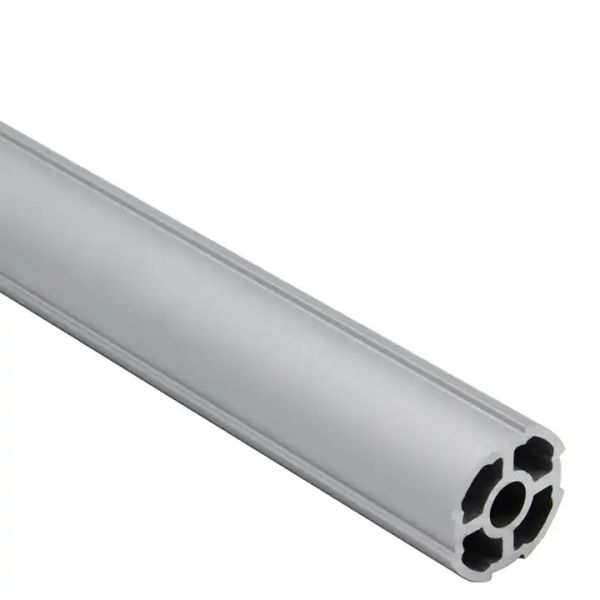 Quality DY28-03A Industrial Aluminium Silver Alloy Pipe OD 28mm Workbench Rack Lean Tube for sale