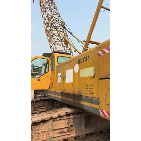 Quality Used XCMG 55T 80T QUY55 QUY50-II QUY80 Crawler Crane with Max. Lifting Height for sale
