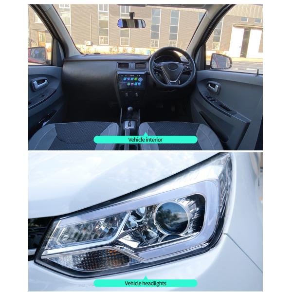 Quality Front Disc Solar Electric Shuttle Car With Light Generation System 2300mm for sale