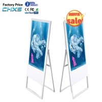 Quality CH Portable Mobile Digital Signage LCD Screen Advertising Display Foldable for sale