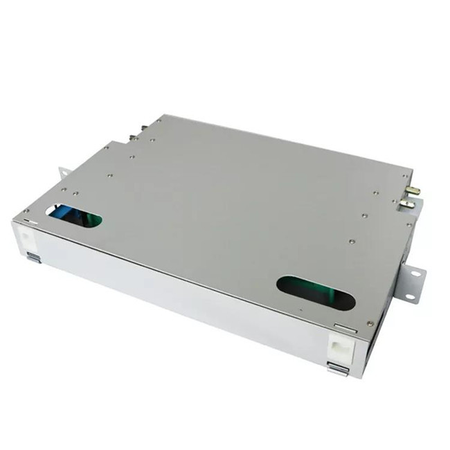 Quality 1U ODF Patch Panel Rack Mount Distribution Frame 12 Core Fiber Patch Panel SM for sale