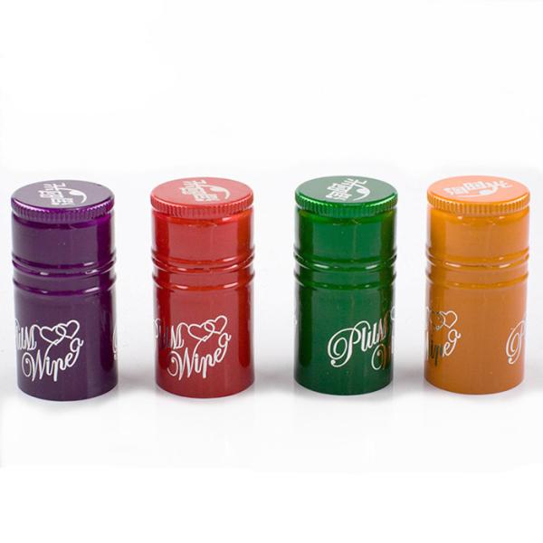 Quality Thread Whisky Bottle Caps Aluminum Glass Bottle Closures Customized 29mm Dia for sale