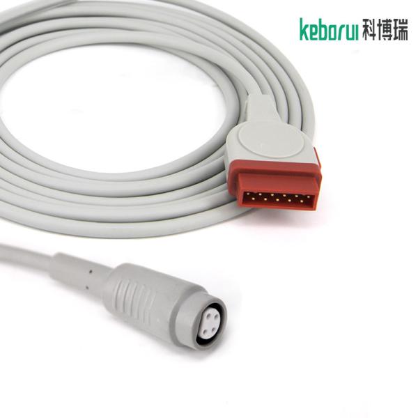 Quality 320CM GE Marquette Monitor IBP Cable To Mindray Transducer for sale