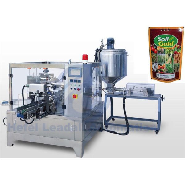 Quality 10ml - 1000ml Premade Bag Filling Machine For Emulsifiable Pesticide / Liquid Insecticide for sale