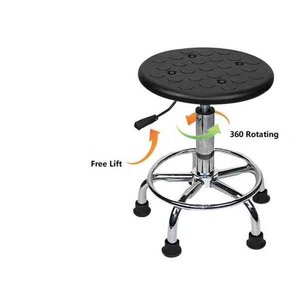 Quality School Science Anti Static Lab Chair ESD PU Leather Office Chair Stools for sale