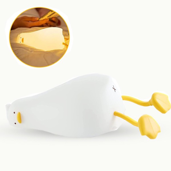 Quality DC5V Lying Flat Duck 1W Mood Night Light For Bedside Desk Lamp for sale