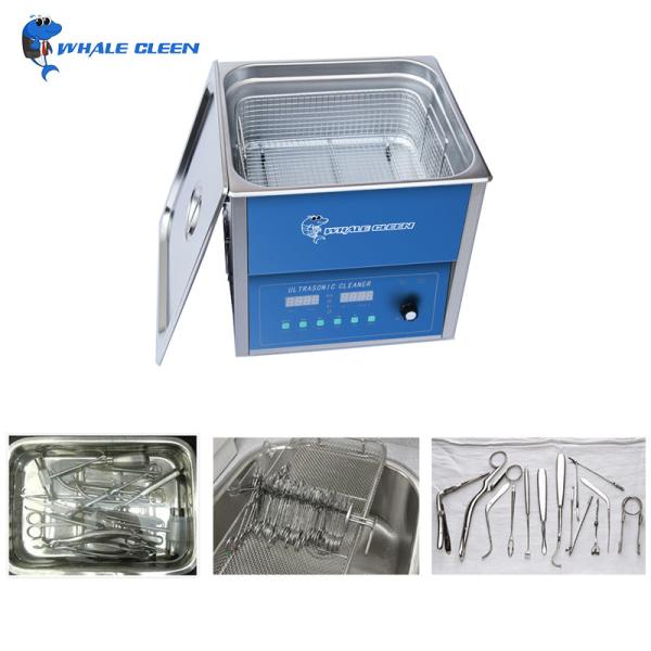 Quality CE Ultrasonic Lab Equipment Cleaner Ultrasonic Cleaner 10L With Power Adjustable for sale