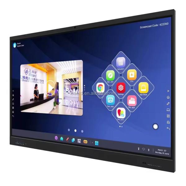 Quality IBoard 4K Interactive Smart Panel Digital Whiteboard Google EDLA Certified for sale