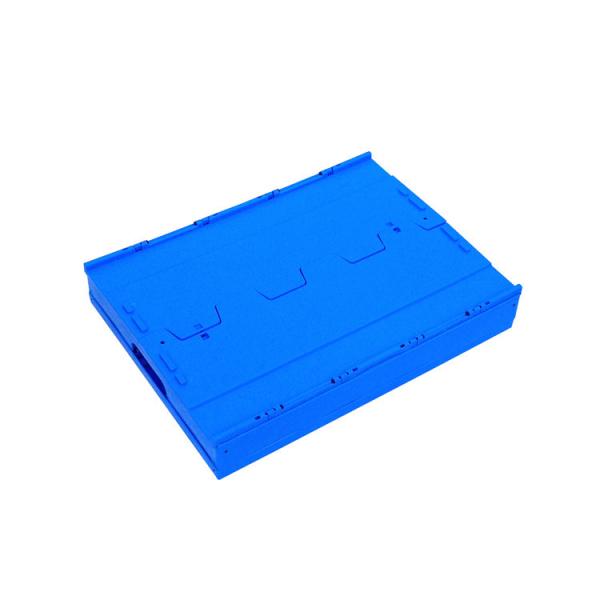 Quality Attached Lids Larger Volume Plastic Collapsible Tote Boxes Stronger and for sale