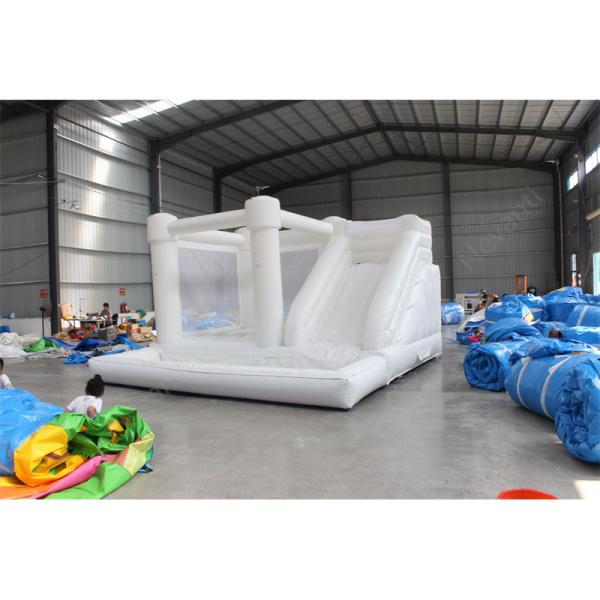 Quality Customized White Bounce House with Slide and Ball Pit The Ultimate Castle for sale