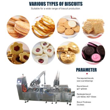 Quality Two Lane Jam Filling Automatic Biscuit Making Machine , Multifunction Sandwich for sale