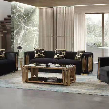 Quality SEDIA Dining Room Furniture Stainless Steel Living Room Furniture Set for sale