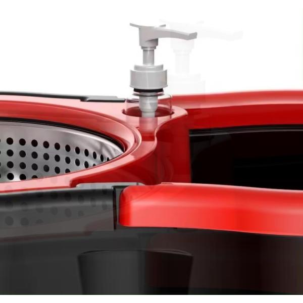 Quality Heavy Duty 360 Spin Magic Mop with Press Detergent Bottle and Microfiber Cloth for sale