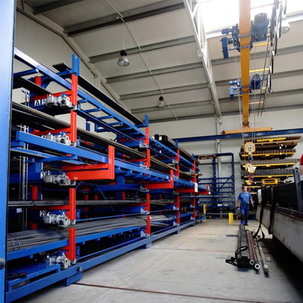 Quality A13: Manual Telescopic Cantilever Rack for Long Materials Warehouse Storage for sale