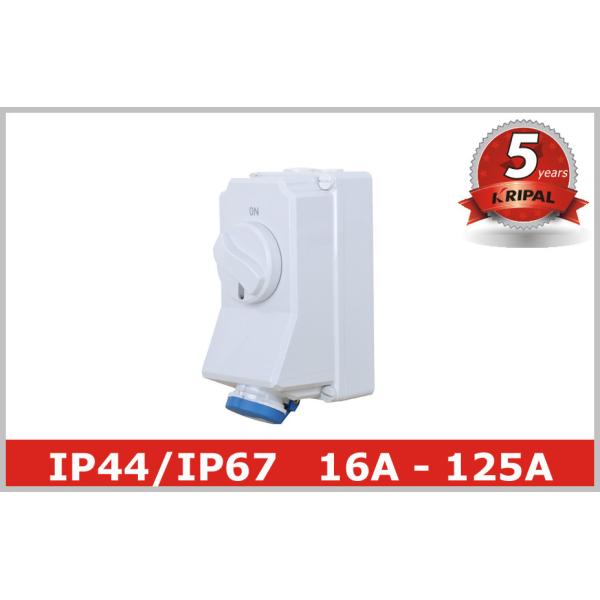 Quality IEC CEE Power Distribution Interlocked Socket with Machanical Switch for sale