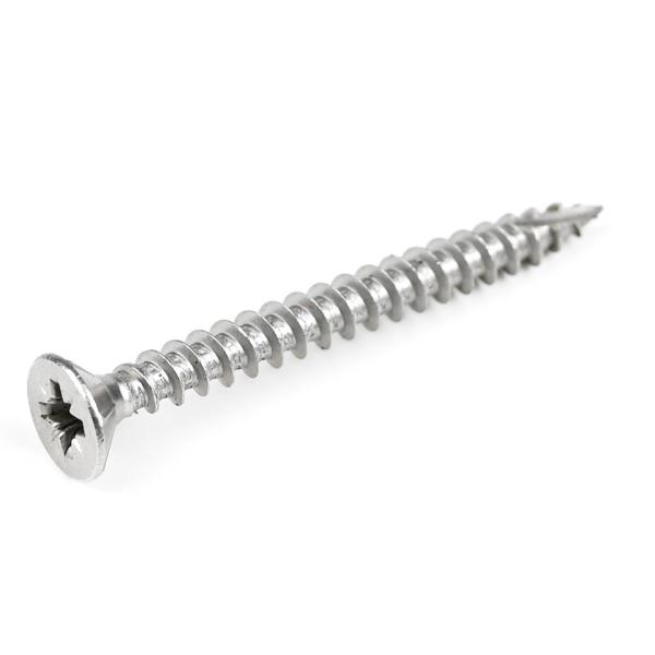 Quality Customized Flat Head Double Countersunk Chipboard Screws for Wood Deck Plain for sale