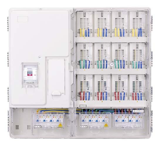 Quality 12 Way Single Phase Electrical Service Meter Box for sale