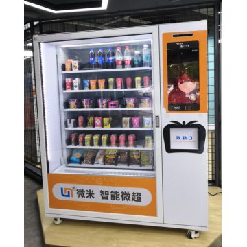 Quality Automatic Fruit Saland Vending Machine For Office Builing 10 Adjustable Channels for sale