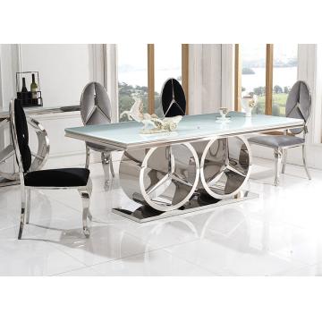 Quality Stainless Steel Marble Restaurant Square Dining Room Tables OEM ODM for sale
