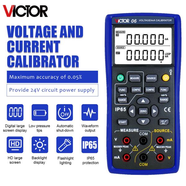 Quality VICTOR 06 V/mA calibrator measure DCV DCA simulating output DC voltage, DC for sale