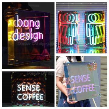 Quality Acrylic 3D Hologram Display Screen LED Digital Signage for Mirror Sign Letters for sale