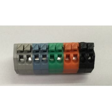 Quality PCB Screw Terminal Block RD250T-5.0 1P-XXP 300V 10A Wire To Board Terminal Block for sale