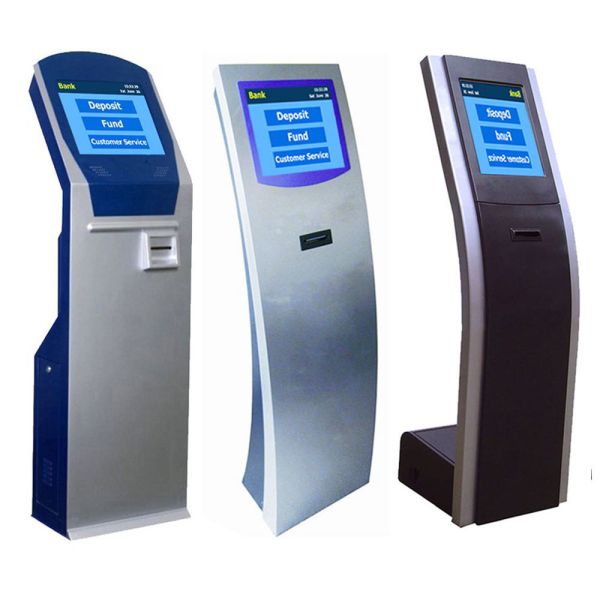 Quality 17 Inch Queue Management System Touch Screen Ticket Kiosk Queuing Ticket Machine for sale