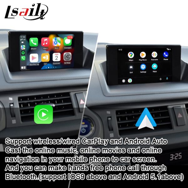 Quality Lsailt Wireless CarPlay Module for Lexus CT200 2013-2022 with Android Auto, for sale