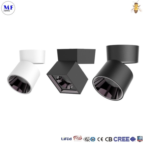 Quality LED Down Spot Light Ceiling Surface Mount 7W 12W 18W With Smart Dimming For Church School Classroom for sale