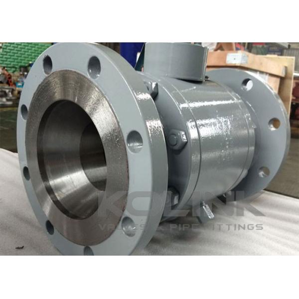 Quality Reduced Port Trunnion Ball Valve API 607 Fire Safe DN50-DN1200 for sale