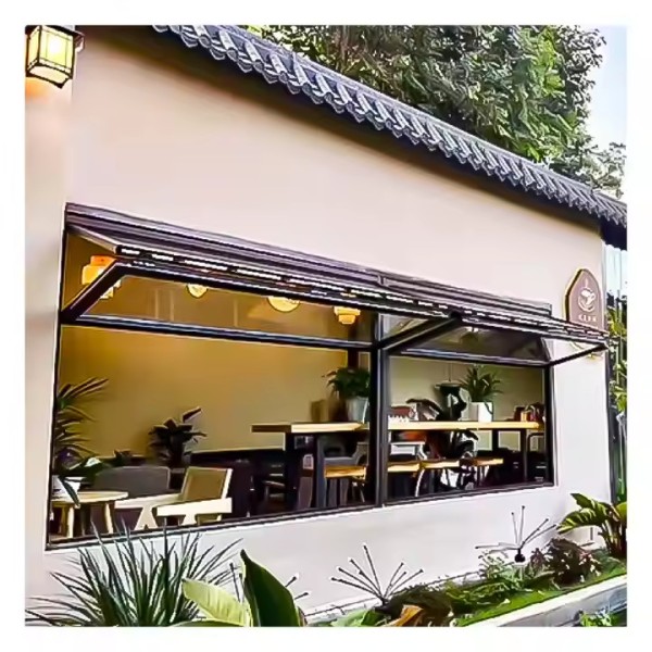 Quality Modern Style Aluminum Folding Window with 1.4mm Frame Thickness Powder Coated Frame and High Energy Efficiency for sale
